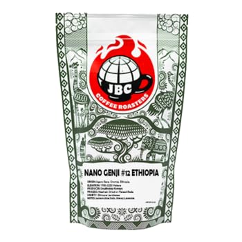 Amazon.com : JBC Coffee Roasters "Nano Genji #12" Light Roasted Organic ...
