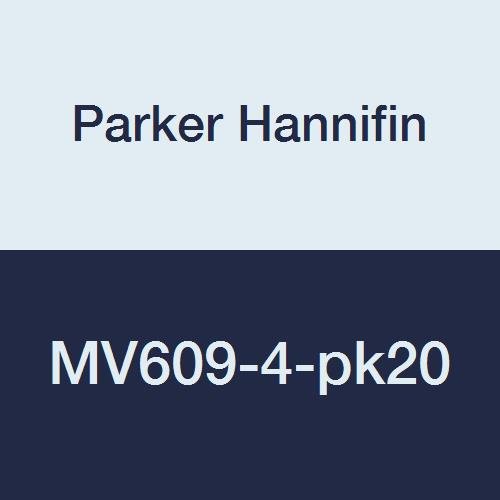 Parker Hannifin MV609-4-pk20 Mini Series Ball Valve, Compact Handle, 1/ ...