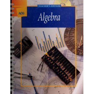 Amazon.com: AGS Algebra Teacher's Edition: 9780785414582: Siegfried Haenisch: Books