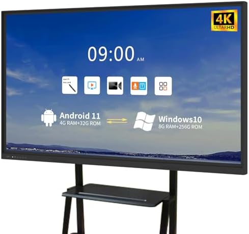 Amazon.com : 65'' Smart Digital Whiteboard, Interactive Board 4K UHD ...