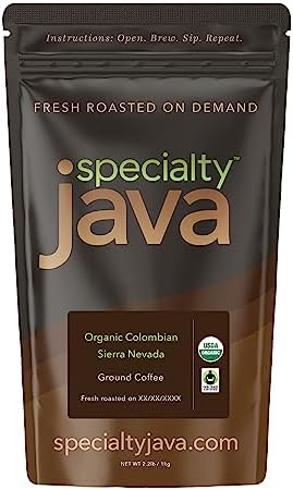 Amazon.com : Organic Colombian Sierra Nevada: 2.2 lb Ground Coffee, Fresh Roasted Personally for ...