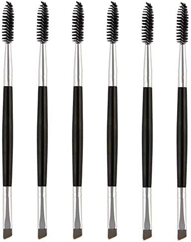 Amazon.com: 6 pcs Duo Eyebrow Brush,Eyelash Brush Mascara Wands Spoolie Brushes for Eyelash ...