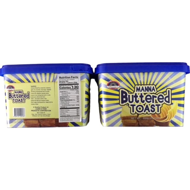 Amazon.com: Laura's Manna Buttered Toast tub 600g