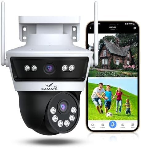 Buy Camate Astro Duo 3MP+3MP 4G Sim Based Pan-Tilt Zoom CCTV Camera ...