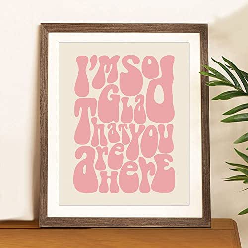 Amazon.com: I'm So Glad You're Here, Back to School Classroom Decor ...