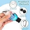 Amazon.com: Yalikop 100 Pcs Traveling Bottles with Keychain 1oz Clear ...