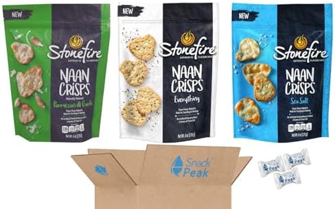 Amazon.com: Stonefire Naan Crisps Snack Peak Variety Gift Box ...