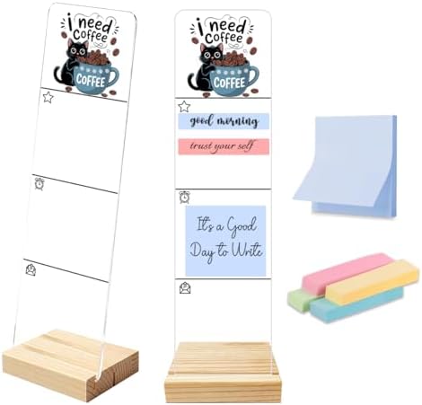 Amazon.com : Sticky Notes Monitor Memo Board Acrylic Holder with ...