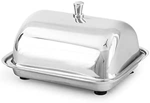 Amazon.com | Stainless Steel Butter Dish, Pot | Butter Dish Table ...
