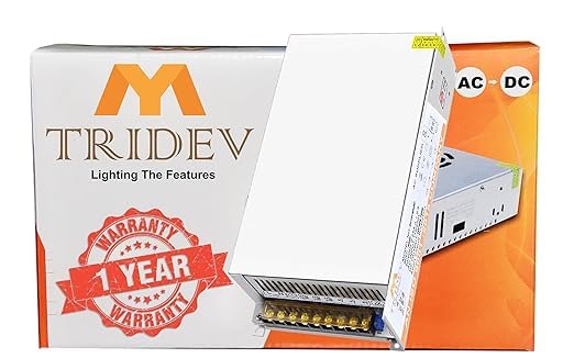 Tridev Traders DC 36V 30A 1080W Switching Power Supply AC 110V/220V to DC 36Volt 30Amps ...