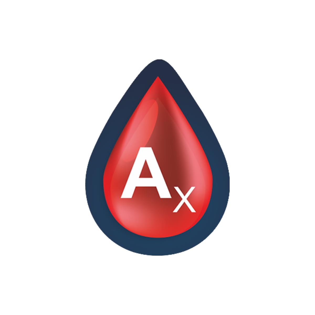 Stickerland India Blood Group Sticker 3x4 CM (Pack of 2) (Ax) : Amazon ...