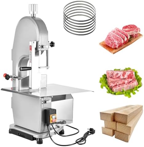 750W Electric Bone Saw Machine Commercial Electric Meat Bandsaw for ...