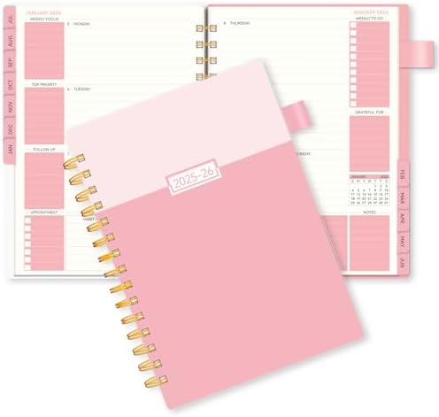 Lonely Oak Agenda 2025-2026, Academic Daily Weekly Planner 6.18" x 8.5 ...