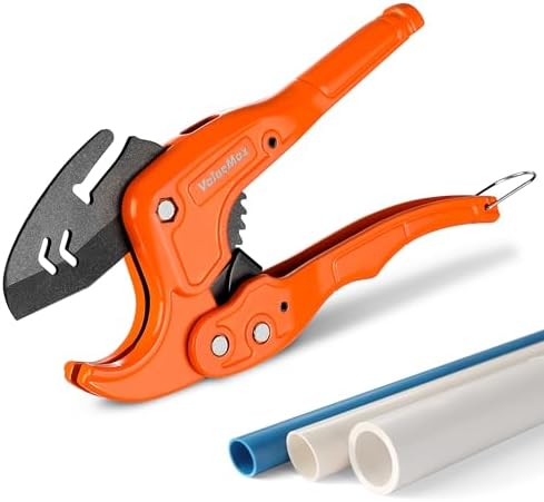 ValueMax PVC Pipe Cutter, Cuts up to 1-1/4", SK5 Blade PVC Cutter Tool ...