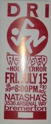 Amazon.com: DRI Accused Rare Original 1988 Portland Oregon Punk Flyer ...