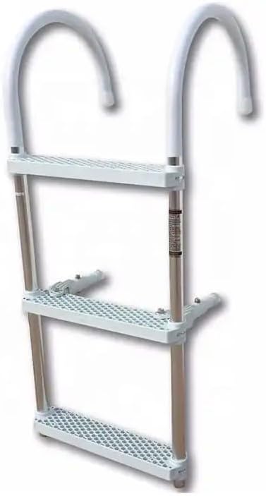 Amazon.com: Anchor-Man Folding Boat Ladder for Boat (3 Step) - Heavy ...