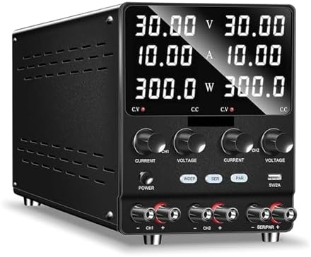 Fuente de alimentación CC variable de doble canal 2KD, regulador de ...