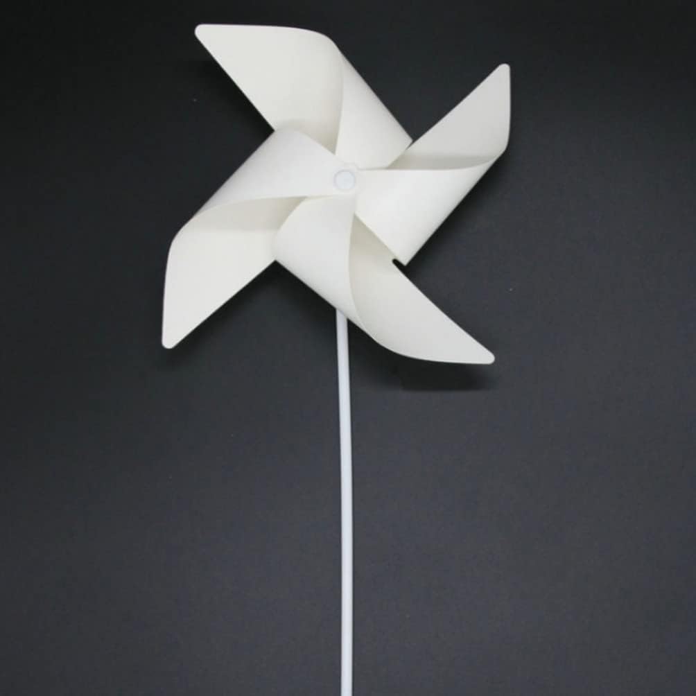 Paper White Pinwheel DIY Graffiti: 24pcs Drawing Pinwheels Children ...