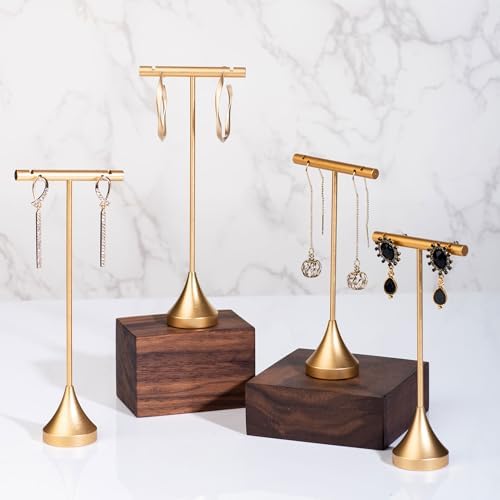 Amazon.com: GISELA D 4pcs Gold Earring Display Stands For Selling ...