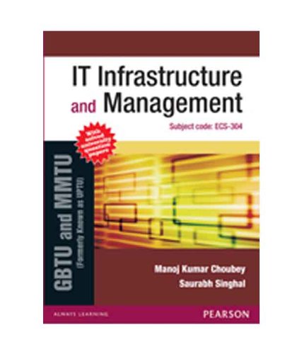 IT Infrastructure and Management: Manoj Kumar Choubey: 9788131767214 ...