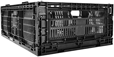 Amazon.com: JEZERO Stackable, Collapsible Professional Storage Crate ...