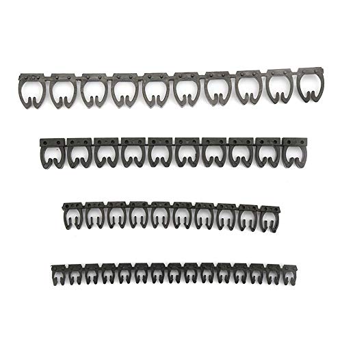Cable Numbering Kit, Akozon C Shape Coded Clip on Plastic Cable ...