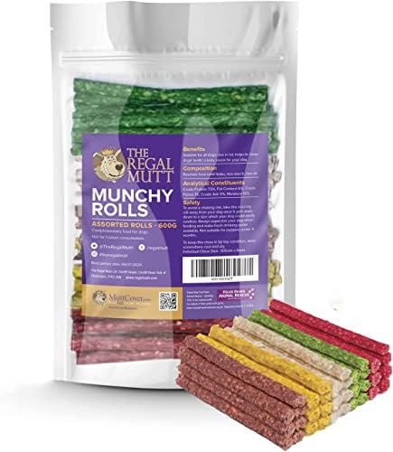 The Regal Mutt - Rawhide Chews (Munchy Rolls - Value Pack of 600g ...