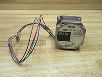Oriental Motor C6838-9212K-C4 Vexta Stepping Motor 2.57 VDC 2.8 A 2 PH 1.8 º/Step T95869: Amazon ...