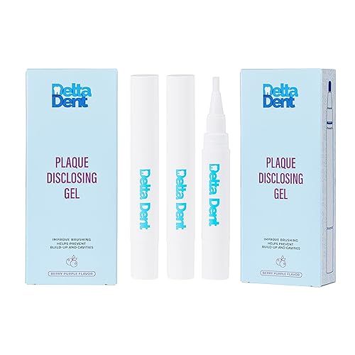 Plaque Disclosing Gel Pens – for Kids and Adults – Shows Plaque – Helps ...