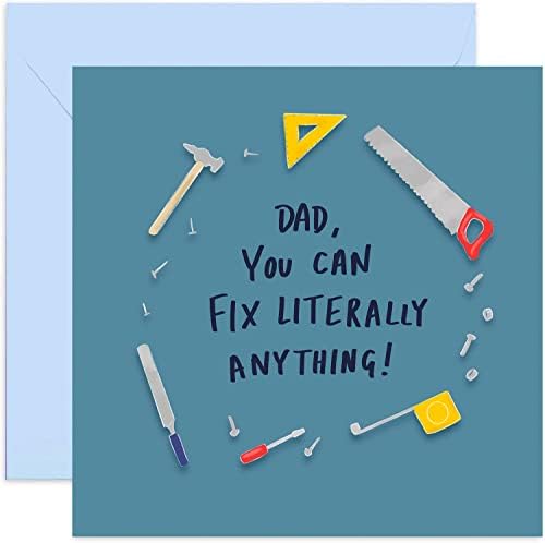 Old English Co. Dad Fix Anything DIY Birthday Card - Fun Joke Greeting ...