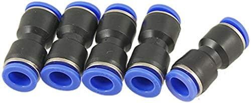 10mm pu connector Pneumatic Fitting Straight Union PU10 Straight Push ...