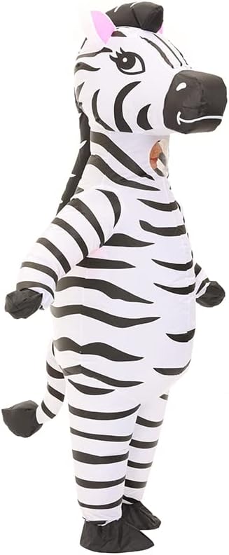 Amazon.com: ZISUEX Inflatable Zebra Costume Adults Inflatable Zebra ...