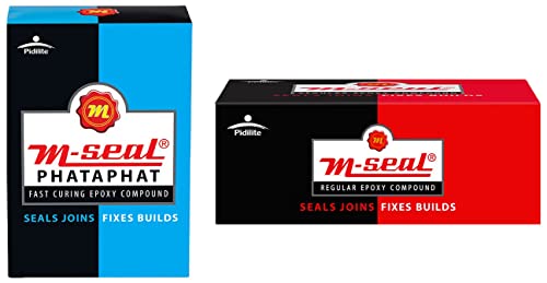 Buy Pidilite M-Seal Regular Epoxy Compound Adhesive (Putty) 1Kg+M-Seal ...