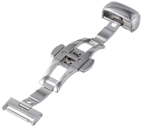Hadley-Roma 16-mm Stainless Steel Push Button Deployant Clasp : Amazon ...