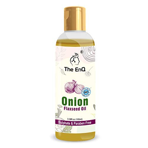 Buy The EnQ Onion Flax Seed Oil 100ml Online at Low Prices in India ...