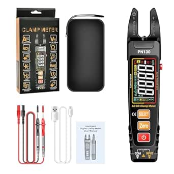 Professional Digital Clamp Meter with Easy to Read Display Small ...