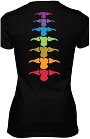 Women's Backbone Graphic Tee (X-Large, Rainbow) at Amazon Women’s ...