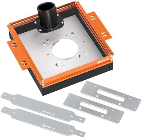 SpeTool Linear Rail Router Sled Slide Connector with Dust Collection ...