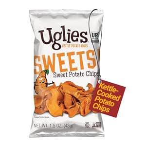 Amazon.com: UGLIES Sweet Potato Kettle-Cooked Potato Chips, Gluten-Free ...