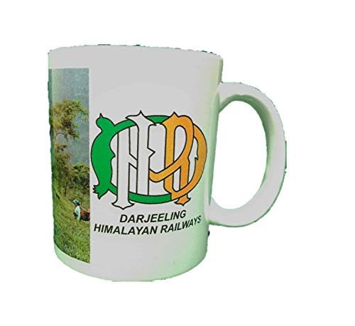 Coffee Mug, Printed Darjeeling's Tea Garden 350ml : Amazon.in: Home ...