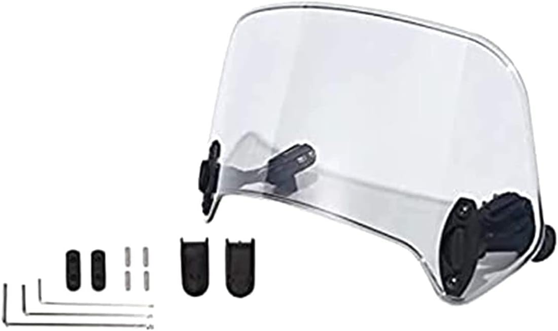 Amazon.com: Universal Motorcycle Windshield Extension Adjustable ...