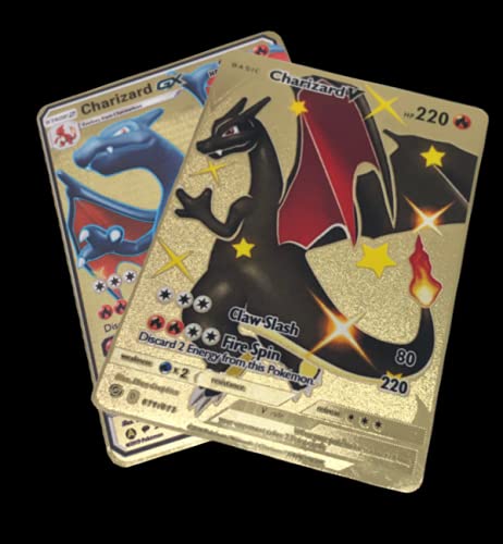 Custom Black Metal 1st Edition Base Set Pokemon Cards Featuring ...