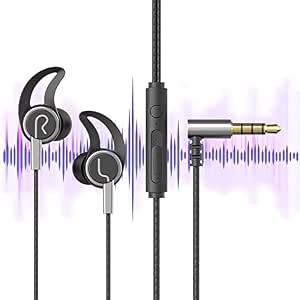 In Ear Game Headset,In-Ear Wired Game Ear Buds With Detachable Dual ...