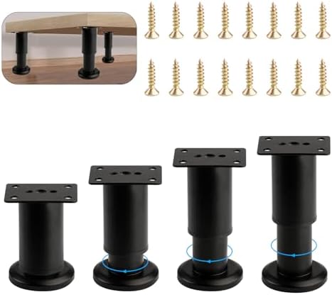 Adjustable Height 150 to 180 mm Plastic Cabinet Cupboard Plinth Foot ...