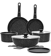 Amazon.com: SODAY 15Pcs Pots and Pans Set Non Stick, Cookware Sets with ...