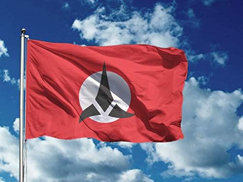 Amazon.com : Klingon Flag Landscape | 3 x 5 ft / 90 x 150 cm | Long ...
