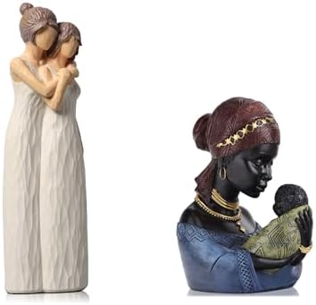 Amazon.com: Mother Daughter Figurines Give Mom Gifts,Mother Daughter ...