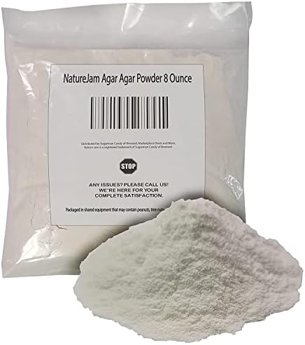 Amazon.com : NatureJam Agar Agar Powder 8 Ounce-Premium Gel Strength ...