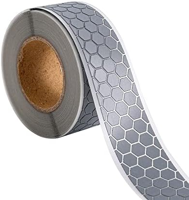 Amazon.com: NOZUONO High Visibility Iron On Silver Reflective Heat ...