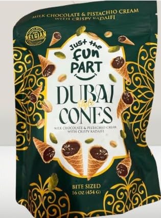 Amazon.com : Dubai Cones by Just The Fun Part | Mini Waffle Cones with ...